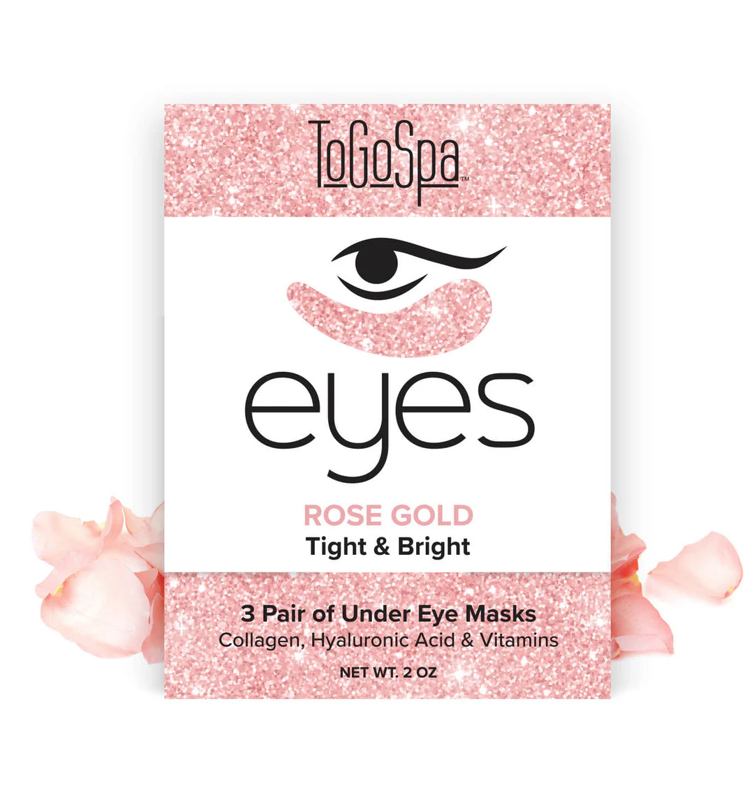 Rose Gold Tighter + Brighter Eye Patches – Prickly Pear TX